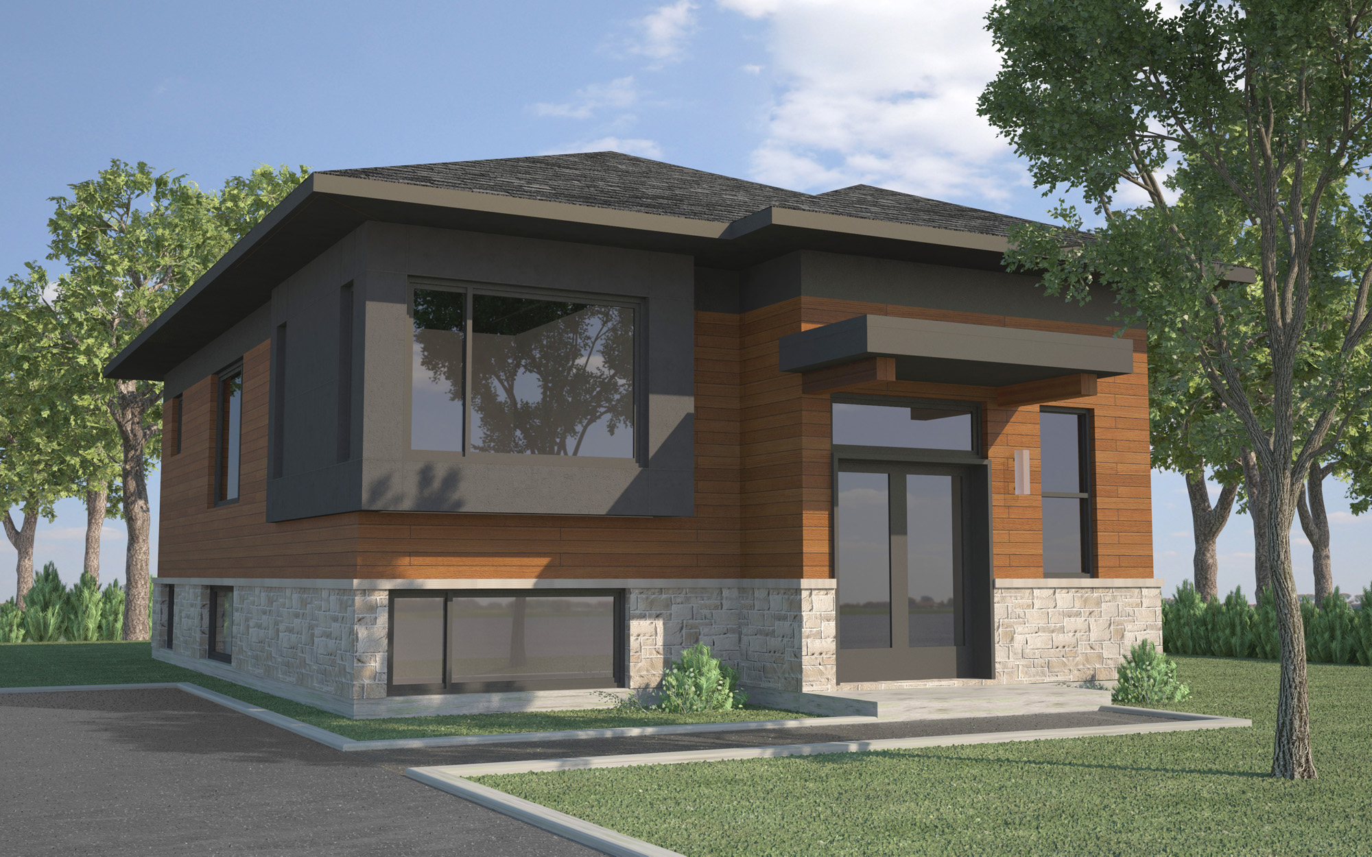 Auburn Model | Contemporary and modern house | One-storey house ...